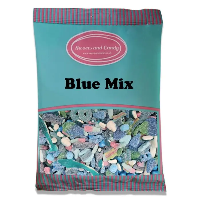 Blue Sweet Collection 1kg - Coloured Candy Mix | Sweets & Candy