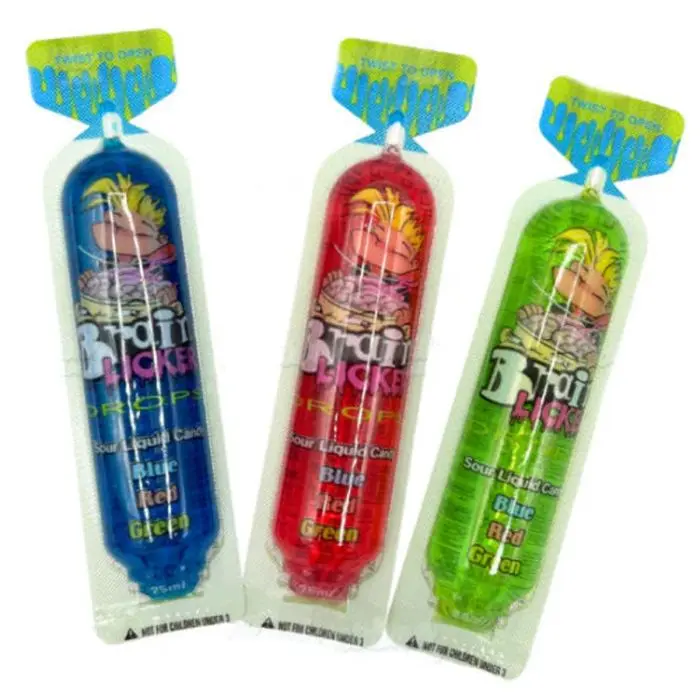 Brain Licker Drops - 6 Pack - Liquid Sweets - Retro Sweets - Bulk ...