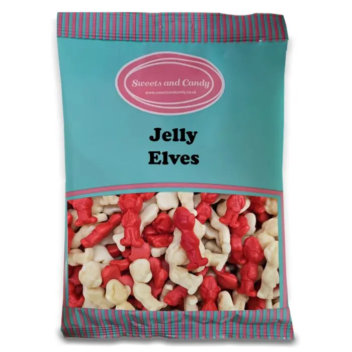 Christmas Jelly Elves - Festive Sweets - Elf Shaped - Xmas Stocking Fillers
