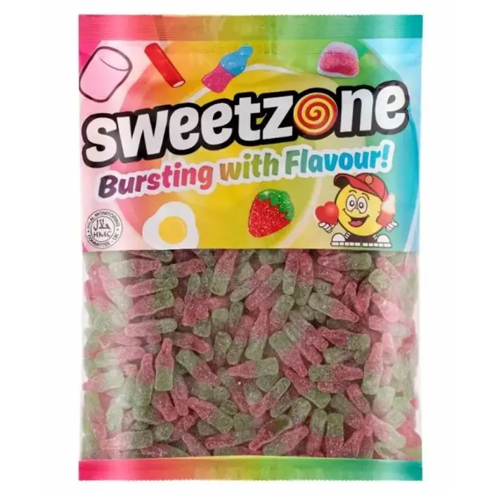 Sweetzone Fizzy Watermelon Bottles 1Kg - Pick and Mix Sweets - 1kg ...
