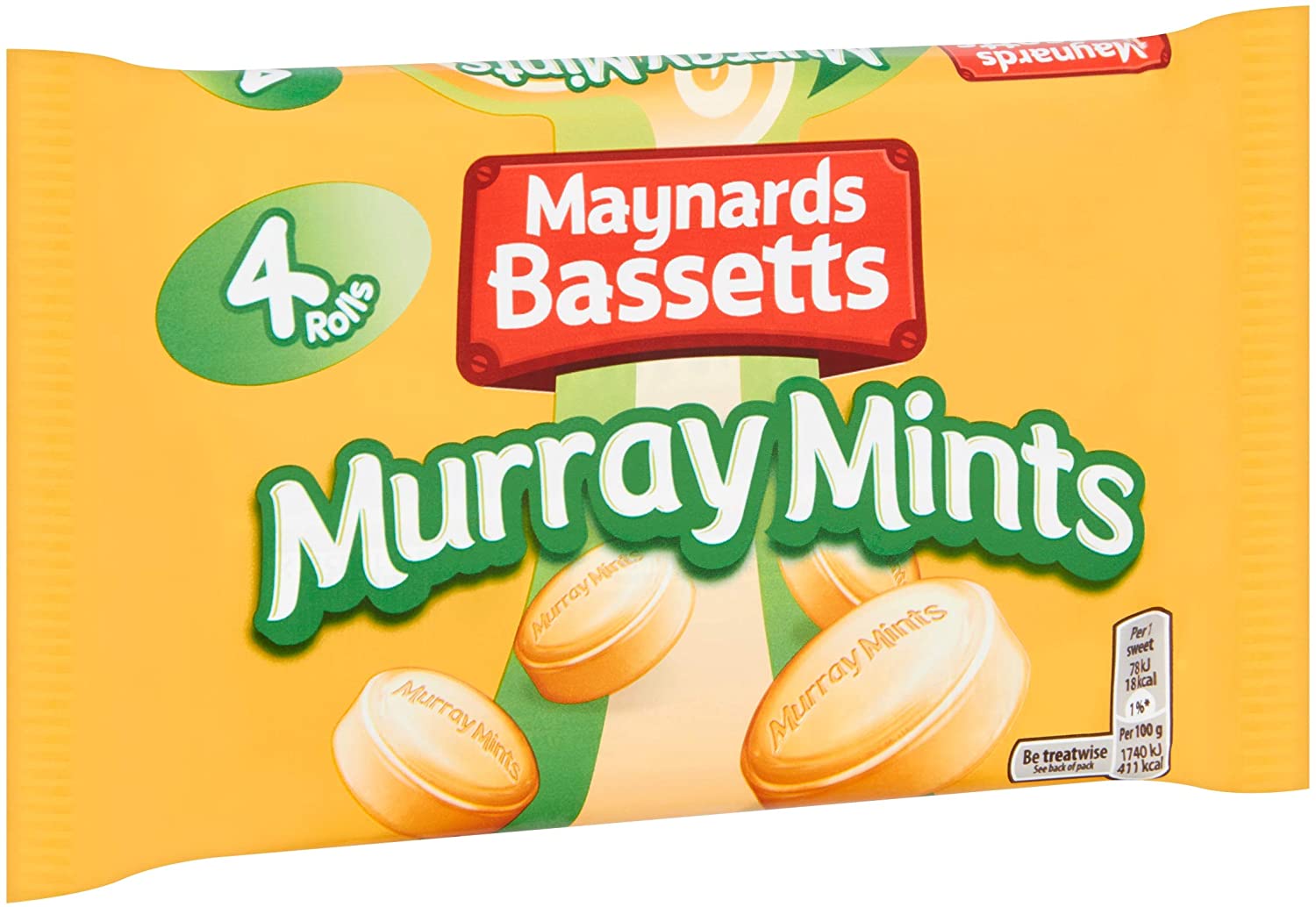 Bassetts Murray Mints - 4 Pack - Retro Sweets - Multipack Sweets - Mint ...