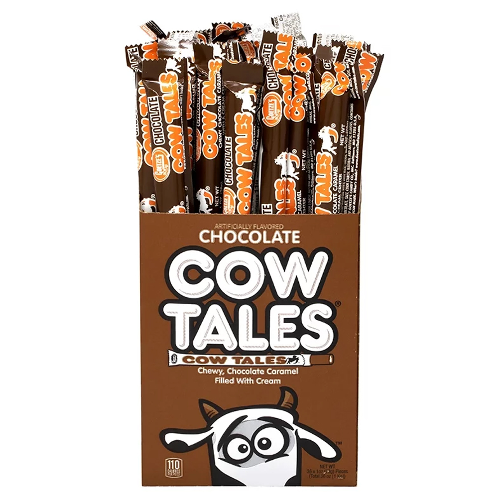 Chocolate Cow Tales 28g 36 Pack - American Chocolate - American Sweets ...