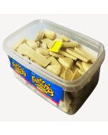 Mega White Chocolate Jazzles - Tub of 120 - Retro Sweets - Pick and Mix ...