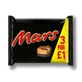 Mars Bar - 3 Pack - Chocolate Bars - Multipack Chocolate and Sweets ...