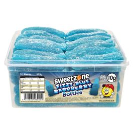 Sweetzone Giant Fizzy Blue Raspberry Bottles Tub - Retro Sweets - Pick ...