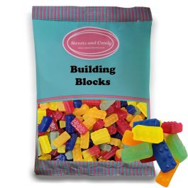 Vegan Building Blocks 1Kg - Pick and Mix Sweets - Retro Sweets - Gummy ...