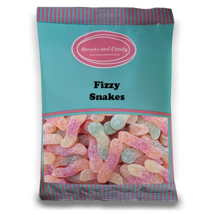 Fizzy Snakes 1Kg - Pick and Mix Sweets - Retro Sweets - Fizzy Sweets ...