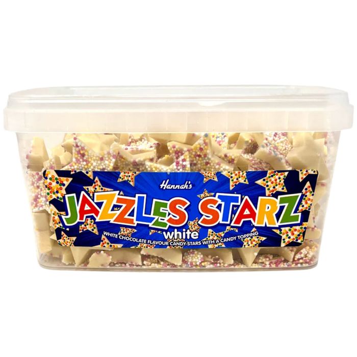 White Chocolate Starz - Tub of 120 - Retro Sweets - Pick and Mix Sweets ...