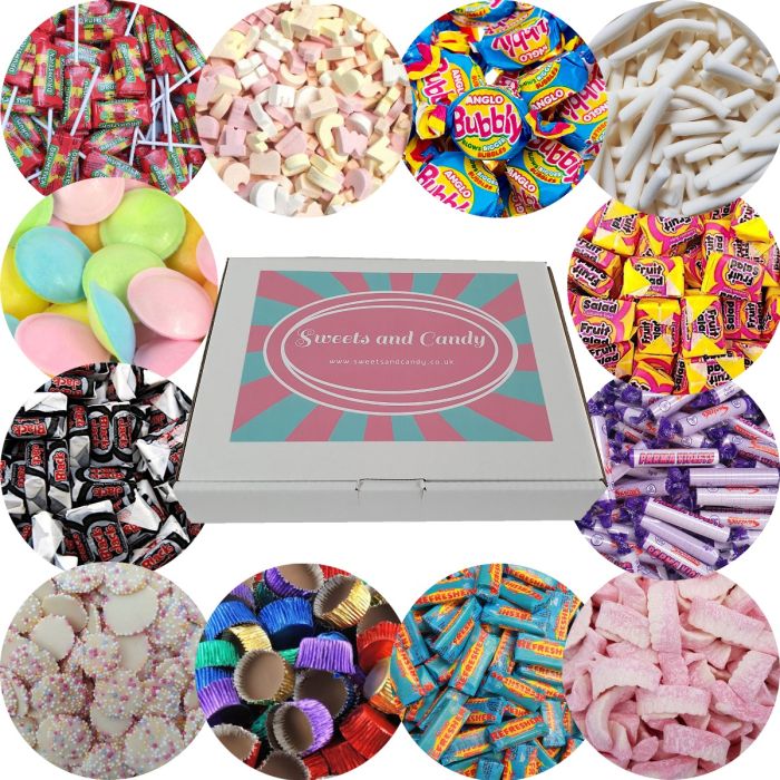 Retro Sweets Hamper Box - Sweets and Candy