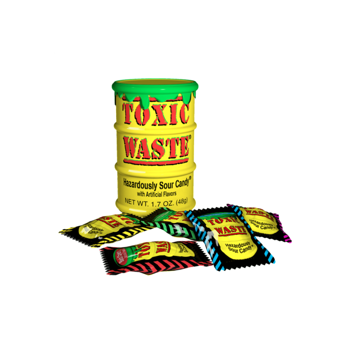 Toxic Waste Yellow - Sour Sweets - Retro Sweets - Pick and Mix Sweets ...