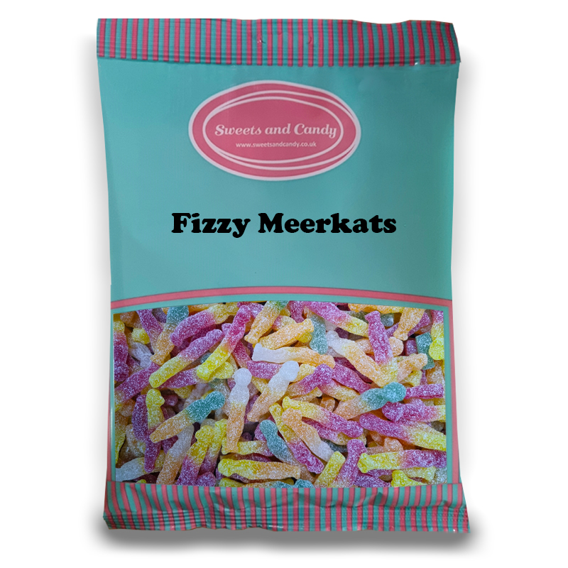 Vegan Fizzy Meerkats 1Kg - Pick and Mix Sweets - Retro Sweets - Jelly ...
