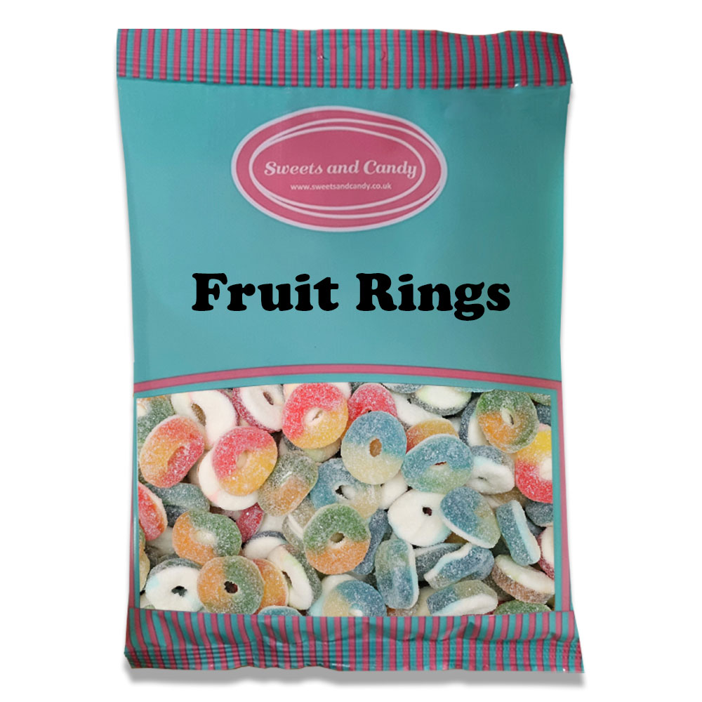 Fruit Rings 1kg - Retro Sweets - Pick and Mix Sweets