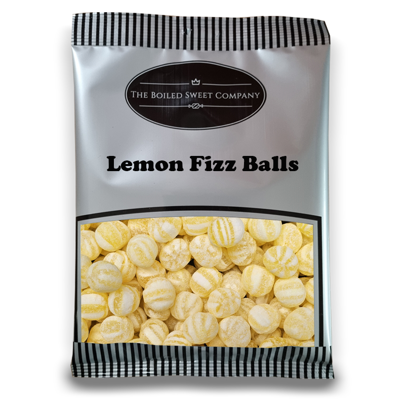 Lemon Fizz Balls 1kg Pick And Mix Sweets Boiled Sweets Retro