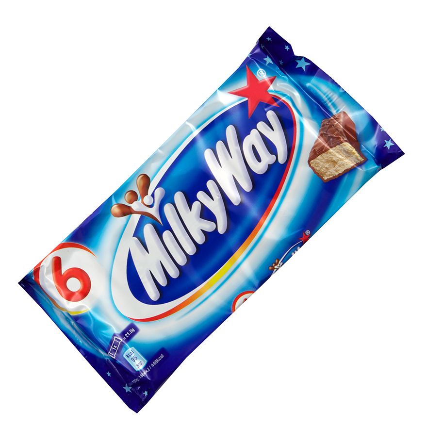 Milky Way - 6 Pack - Chocolate Bars - Multipack Chocolate and Sweets ...