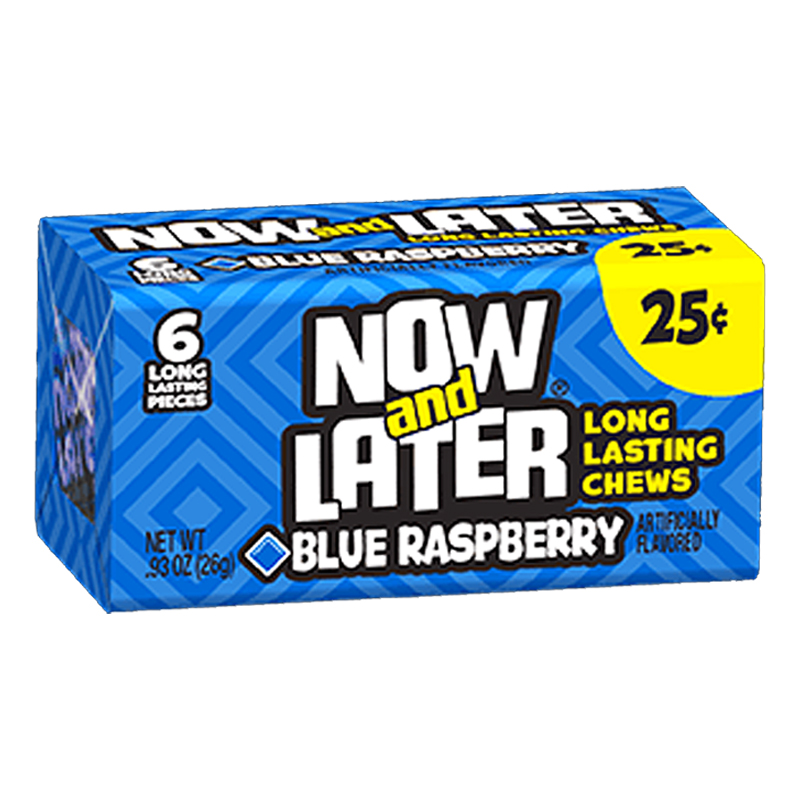 Now and Later Blue Raspberry - American Sweets - American Candy ...
