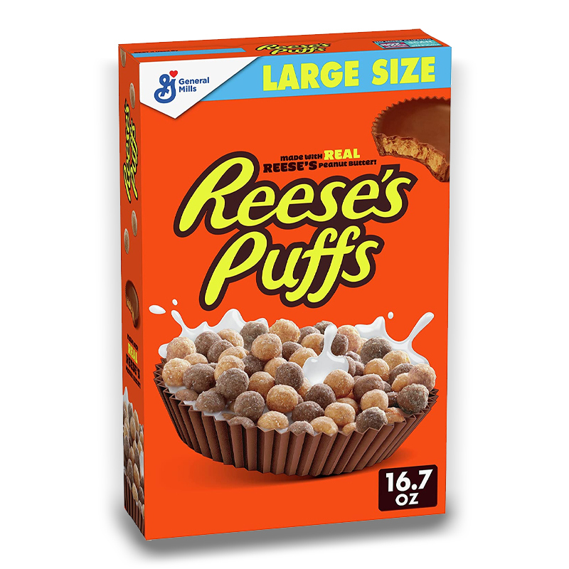 Reese's Puff Cereal 473g - American Sweets - American Cereal - American ...