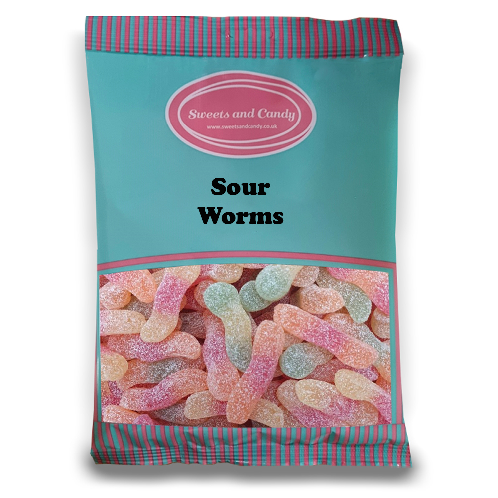 Sour Worms 1kg - Retro Sweets - Pick and Mix Sweets - Pick N Mix ...