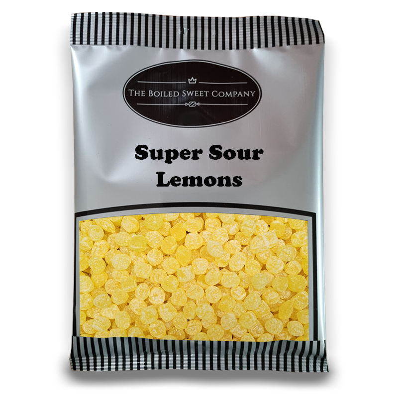 Super Sour Lemons 1Kg - Pick and Mix Sweets - Boiled Sweets - Retro ...