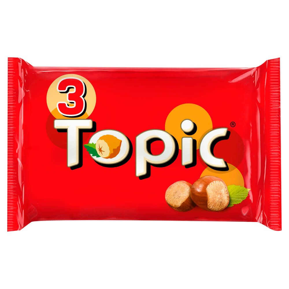 Topic - 3 Pack - Chocolate Bars - Multipack Chocolate and Sweets ...
