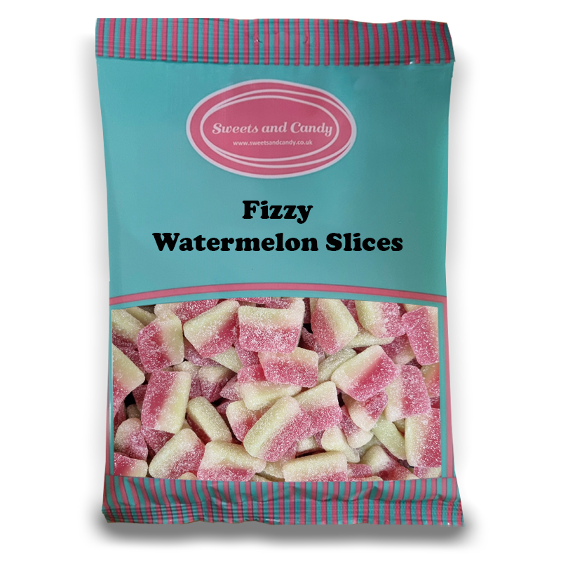 Vegan Fizzy Watermelon Slices 1Kg - Pick and Mix Sweets - Retro Sweets ...