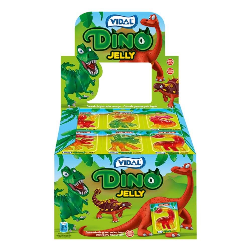 Dino Jelly Sweets - Full Box - Retro Sweets - Party Bag Fillers - Jelly ...