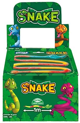 Giant Jelly Snake - Retro Sweets - Pick and Mix Sweets - Jelly Sweets
