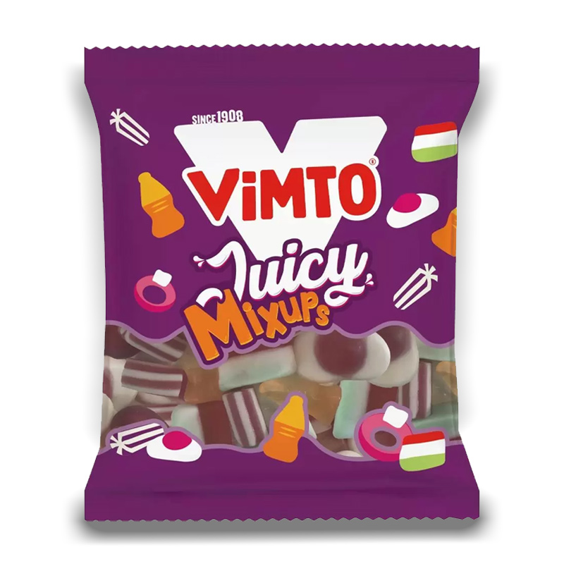 Vimto Juicy Mix Ups 140g - Retro Sweets - Pick and Mix Sweets - One ...