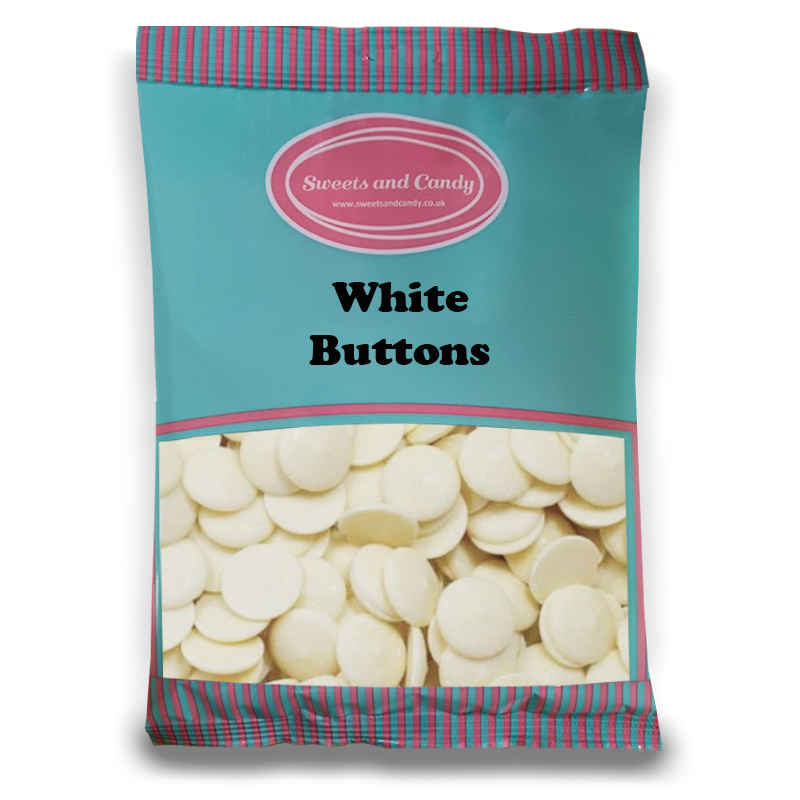 White Buttons 1Kg - Pick and Mix Sweets - Retro Sweets - Chocolate ...