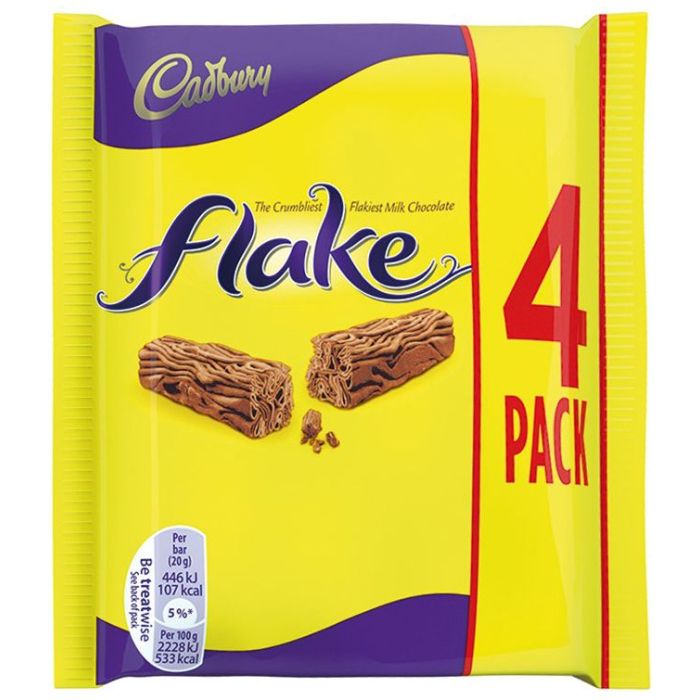 Cadbury Flake - 4 Pack - Chocolate Bars - Multipack Chocolate and ...
