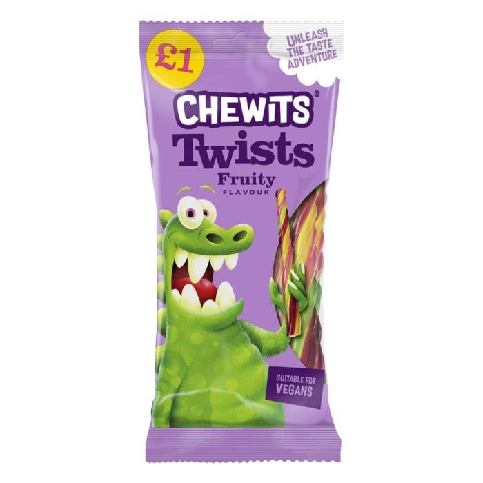 Chewits Fruity Twists 200g - Retro Sweets - Pick and Mix sweets