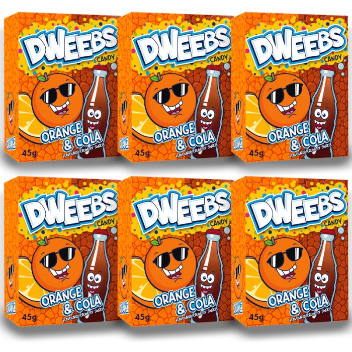 Dweebs Orange and Cola 6 Pack - American Sweets - American Candy ...