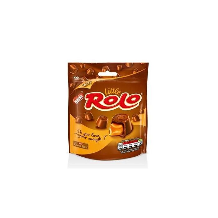 Little Rolo Pouch 103g - Chocolate Sweets - Retro sweets - Pick and Mix ...