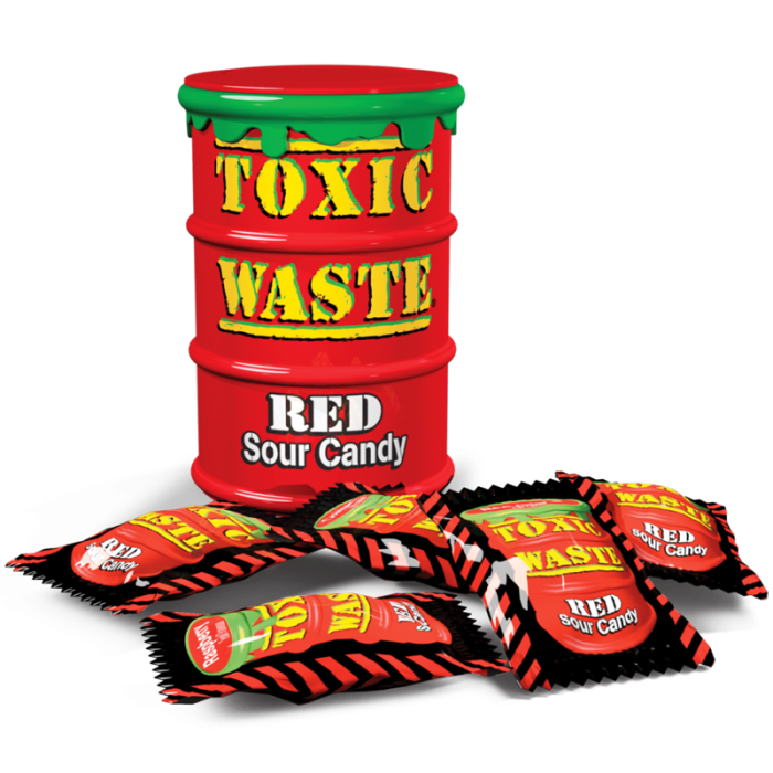 Toxic Waste Red - Sour Sweets - Retro Sweets - Pick and Mix Sweets ...