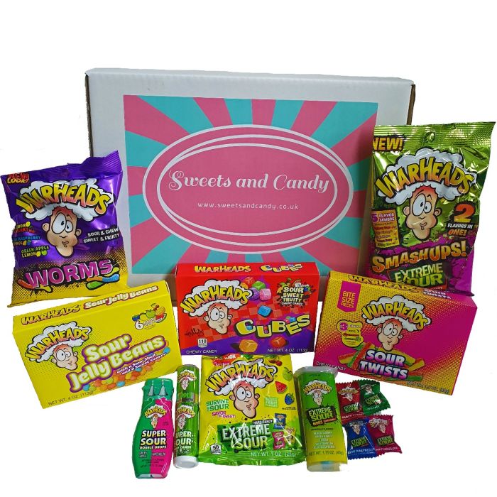 American Warheads Sour Candy Hamper Box - American Hamper Boxes ...